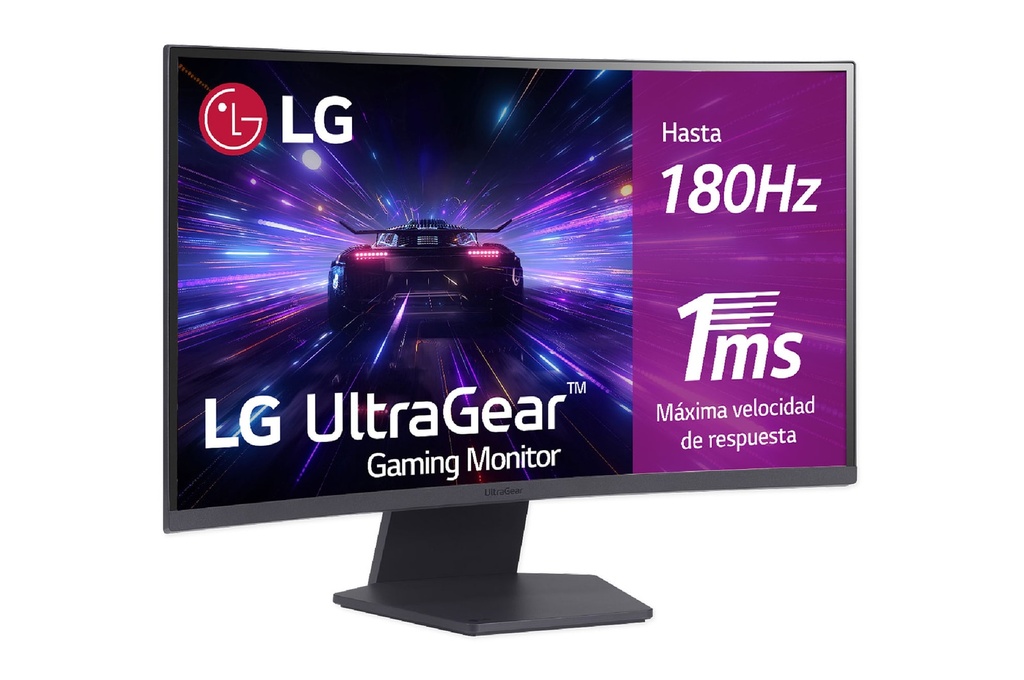 MONITOR LG 27" CURVO QHD FREESYNC 180HZ 1MS HDMI DP 27GS60QC-B GARANTIA CON FABRICANTE ...
